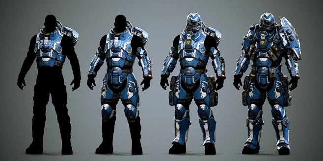Planetside Arena - Class armour, Ranulf Busby | Doku : Concepted ...