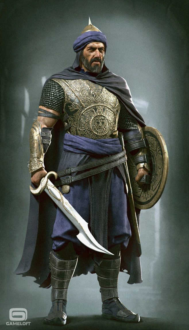 saladin model-花瓣网