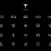 Tesla Model 3 App icon 3 animation car hmi icon line model3 motion ...