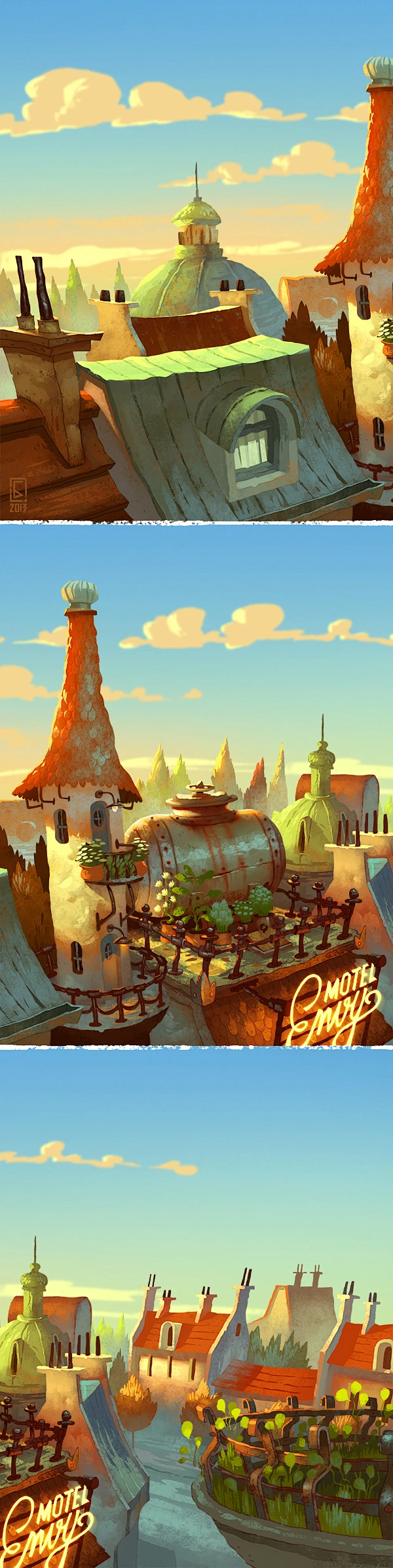 Environment designs on Behance-花瓣网