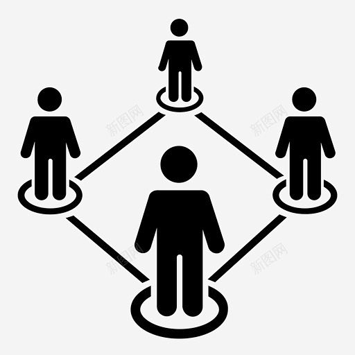 社区聚会社交图标 icon 标识 标志 UI图标 设计图片 免费下载 页面网页 平面电商 创意素材图片_团体图标图片素材-花瓣网