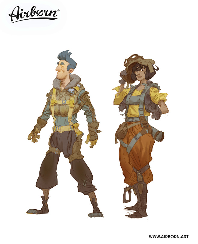Airborn Showcase - Character Concepts