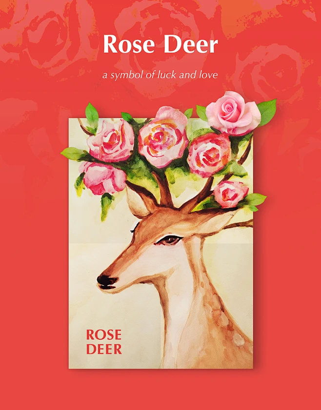 Rose deer-花瓣网