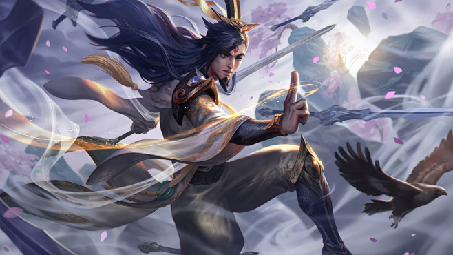 master-yi-eternal-sword-pearl-chroma-lol-skin-splash-art-8k-wallpaper ...