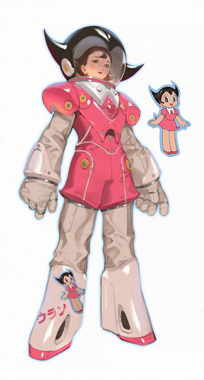 Astro boy & girl-花瓣网