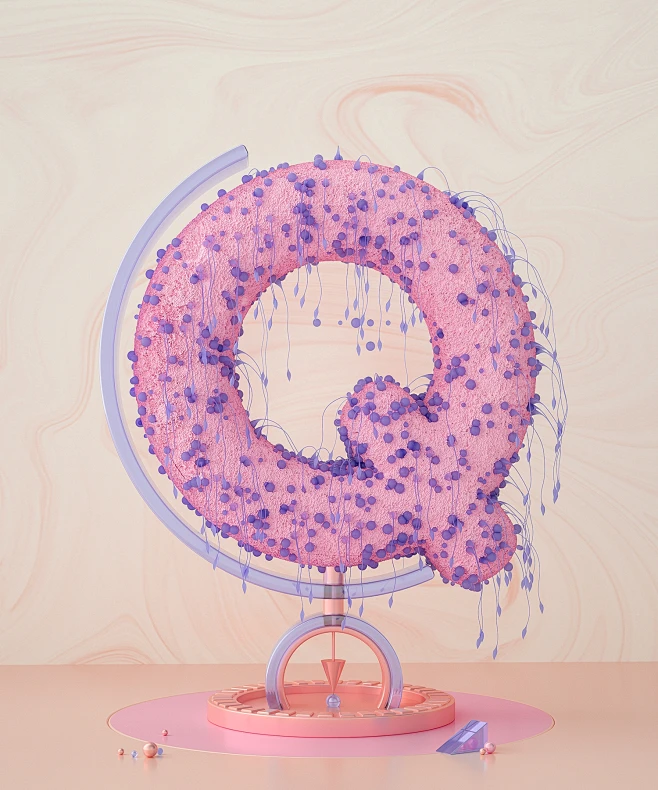 C4D-26个字母练习_执念萧萧_68Design-花瓣网