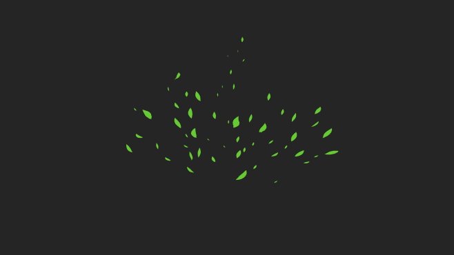 Frame by frame 2D vfx animation ''Leaves"-花瓣网