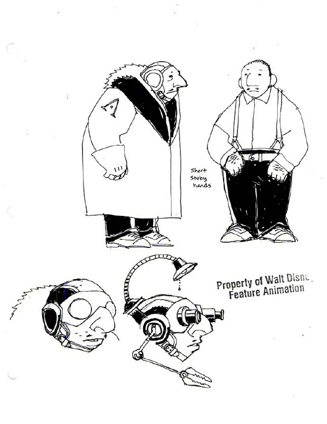 Character design - by Mike Mignola-花瓣网
