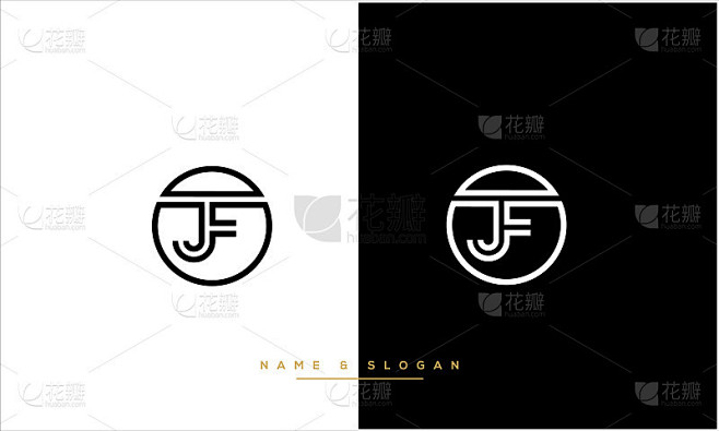 JF,FJ抽象字母标志组合