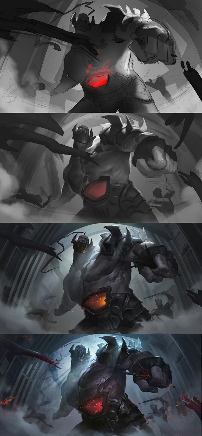 You Are Worms!|LOL Sion fanart, HAOTIAN SHI : Sion is Always marching ...