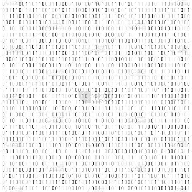 Binary code digital technology background. Compute