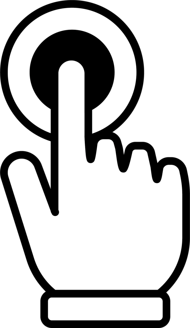 手指点击图片素材PNG模板 icon