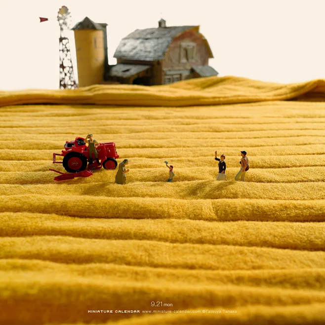 MINIATURE CALENDAR-花瓣网