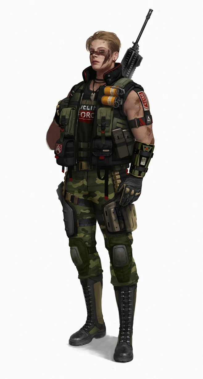 Crossfire: WAR ZONE, dia nak : This is a work about 1-2 years ago ...