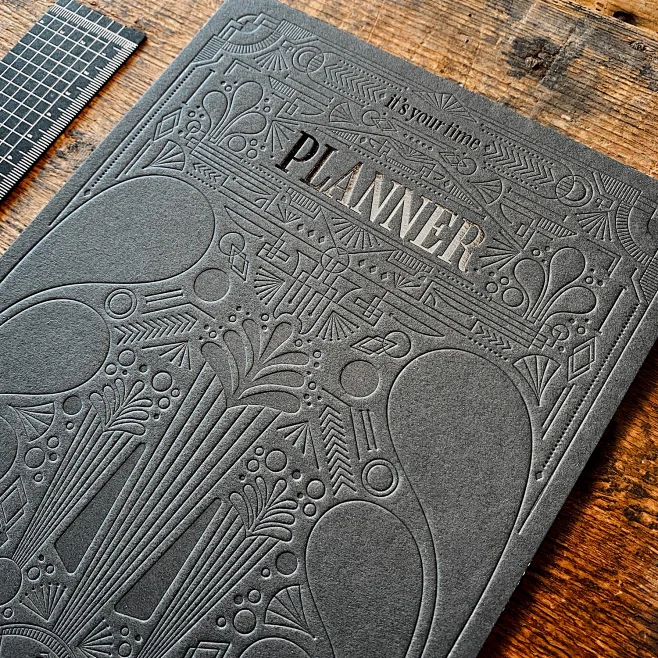Artdeco Planner - Slate edition-花瓣网
