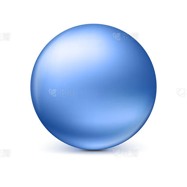 Sphere isolated on white素材-花瓣网