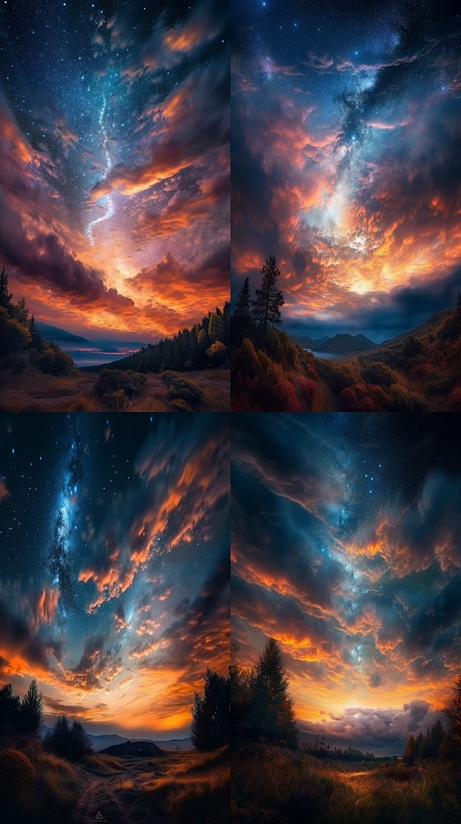 D118_Starry_sky_sunset_sunset_glow_rich_clouds_bright_light_9470dd70-c4e1-4f69-b68a-31f98f871b17-花瓣网