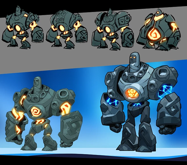 concept art game pushai-花瓣网
