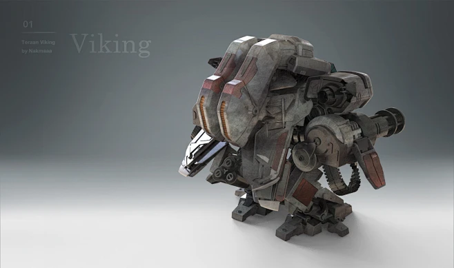 Starcraft viking model, Nak Ma : Starcraft viking model by Nak Ma on ...