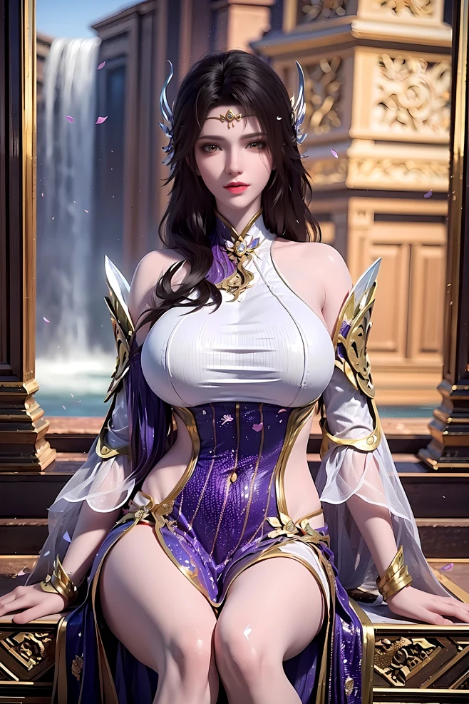 [AI Generated] 斗破苍穹 玄衣-AI生成角色-3D原创作品,微元素 - 电子,竞技,比赛 - Element3ds.com!-花瓣网