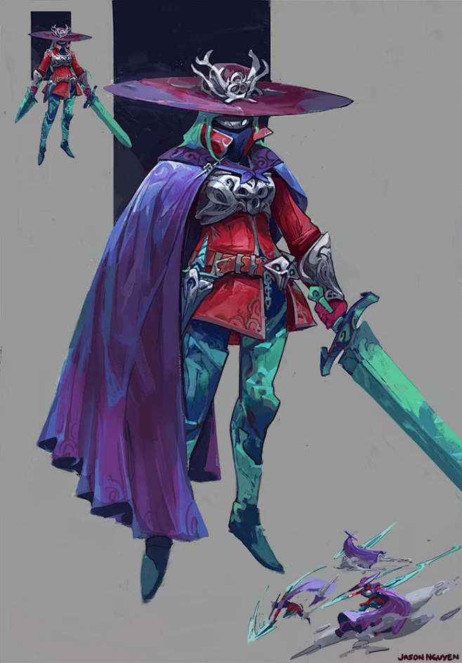 Captain, Jason Nguyen : New character set I am working on! Here's the ...