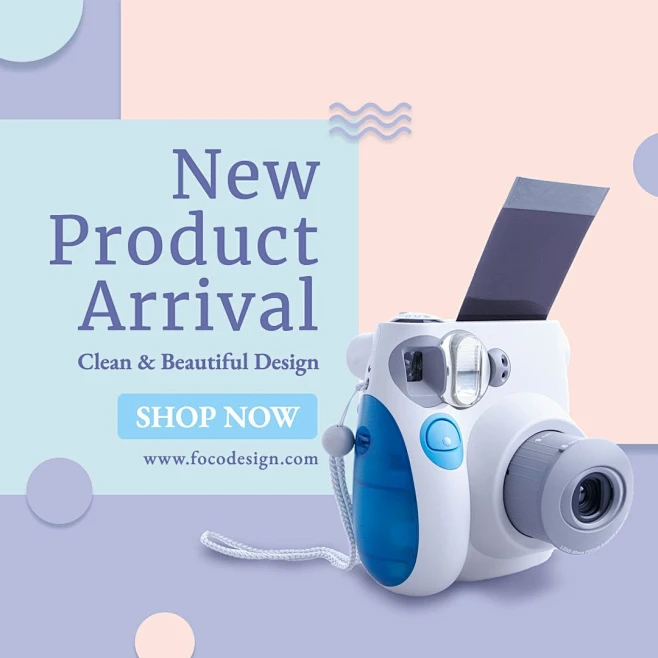 Insta Camera Electronic Device New Arrival Ecommerce Product Image素材-花瓣网