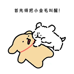 线条小狗-韩国画师moonlab_studio创作：马尔济斯小狗-花瓣网|陪你做生活的设计师 | 线条小狗表情. - 小红书