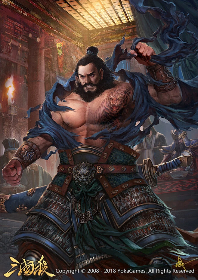 ArtStation - military generals of the Three Kingdoms, Feng guo-花瓣网