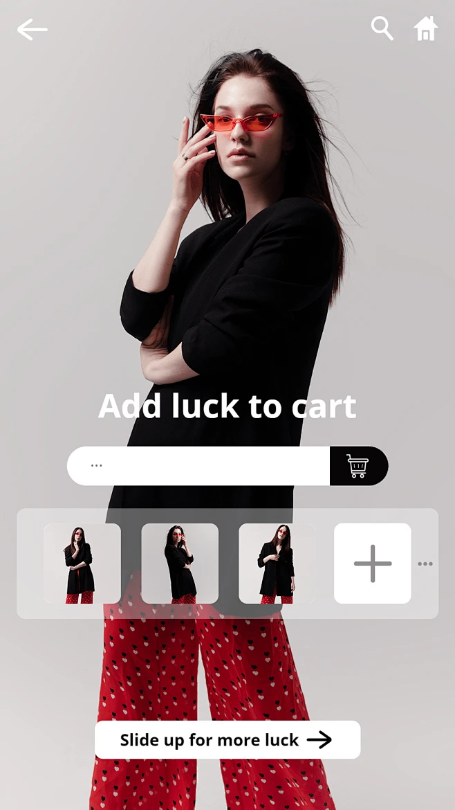 Fashion Interface Simulation Glasses Woman Instagram story素材-花瓣网