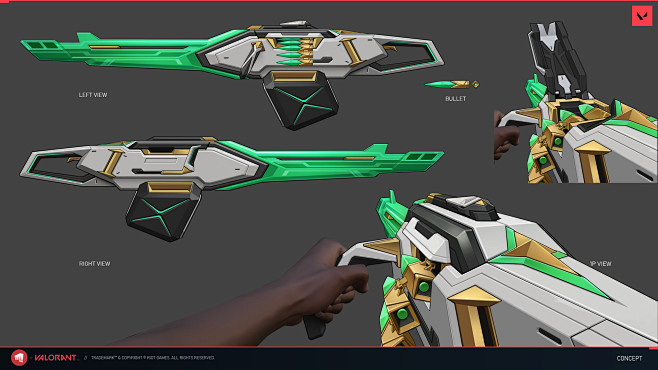 Valorant COMET Skinline Ghost/Odin