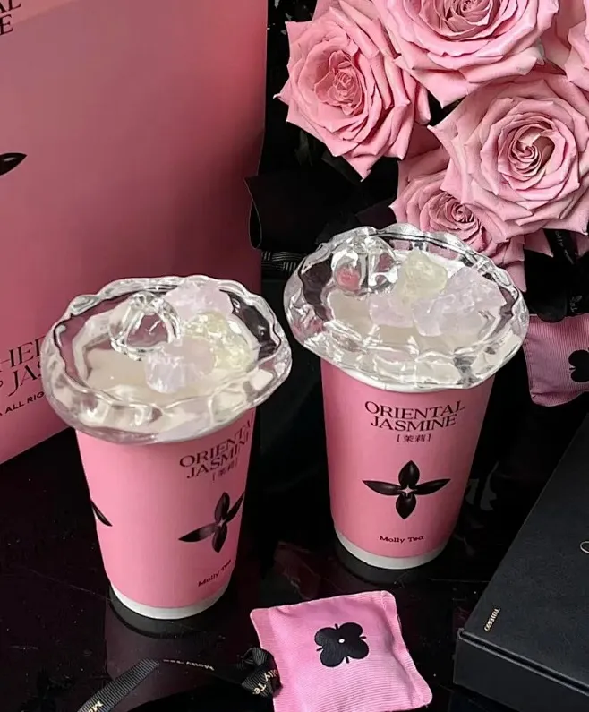 茉莉奶白七夕周边联名-花瓣网