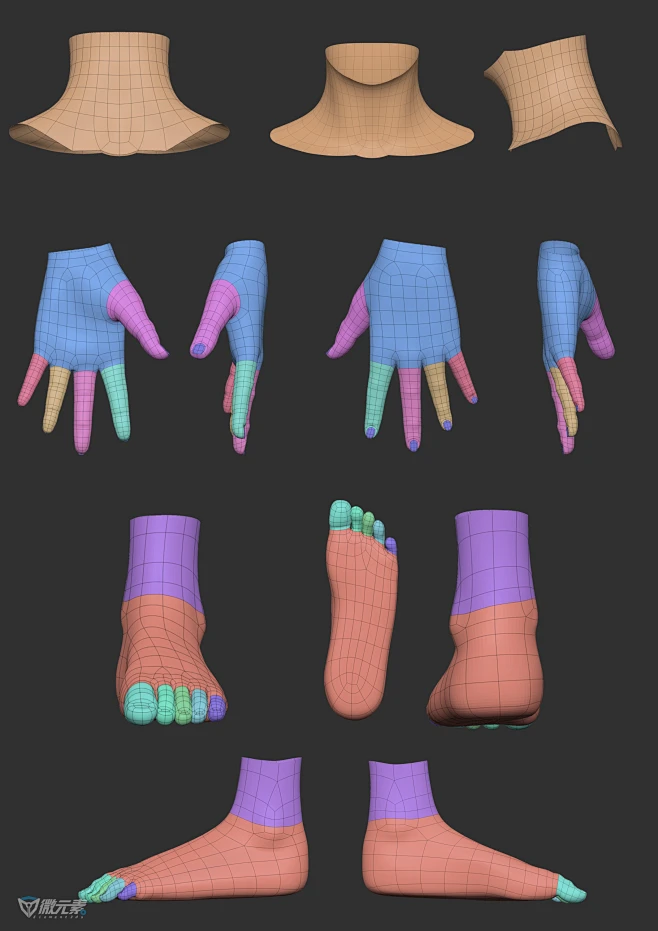 【新提醒】Zbrush角色身体层次拓扑技术训练视频教程-教程下载-微元素Element3ds - Powered by Discuz!-花瓣网
