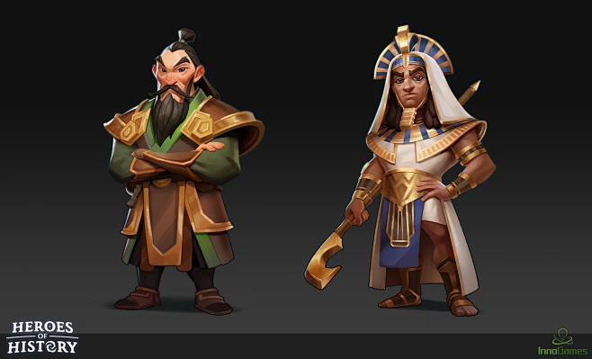 Heroes of History - Hero Illustrations-花瓣网