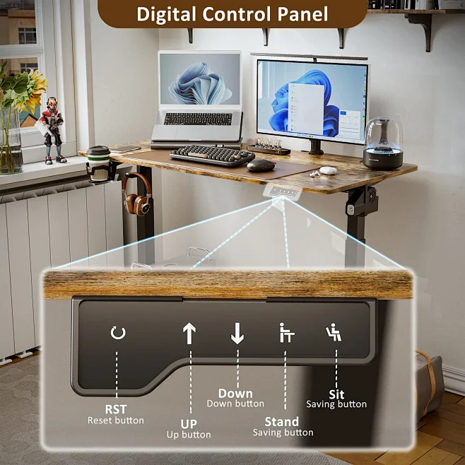 Amazon.com: Azonanor Standing Desk - Stand up Desk with Splice Board ...