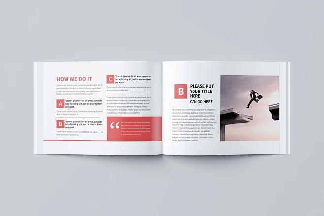 a5 brochure business corporate creative elegant horizontal horizontal ...