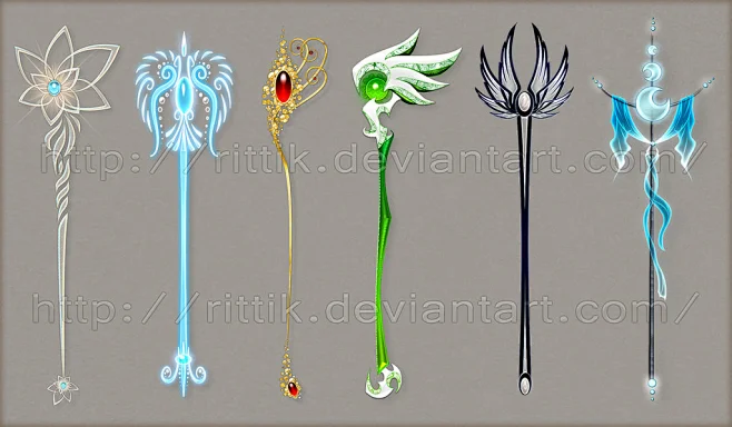 Staff designs 12 by Rittik-Designs on deviantART-花瓣网