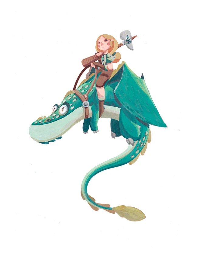 Character design challenge Dragons and dragonriders : I made this ...