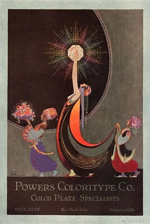 20世纪初的广告画 Fred L.Packer-花瓣网