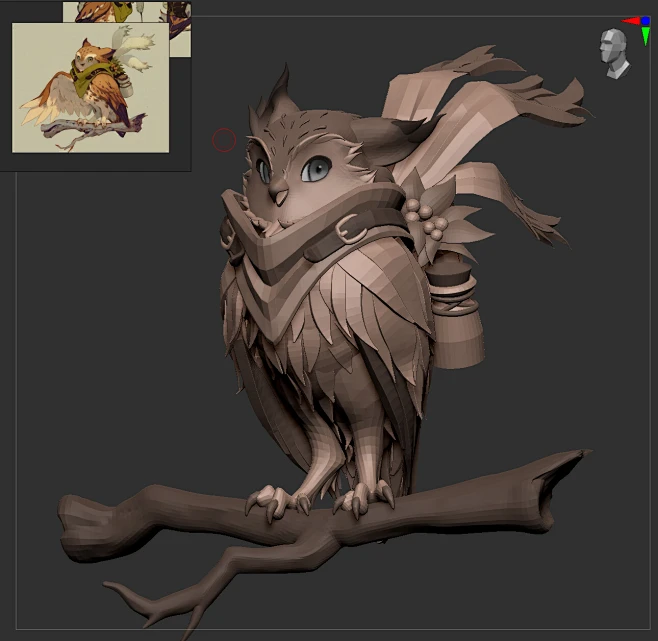 Messenger Owl-花瓣网