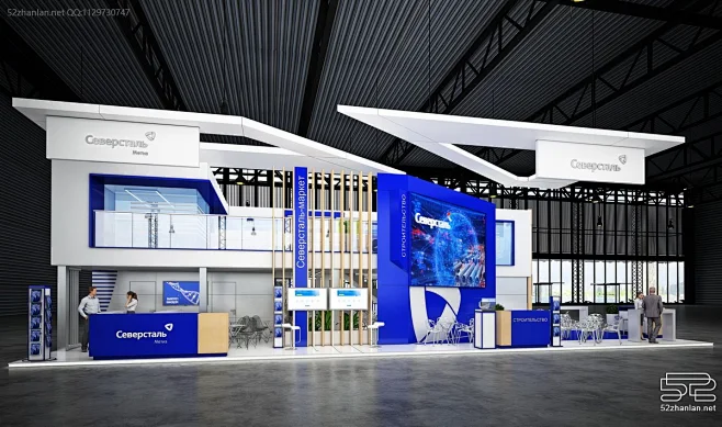【Severstal】展台设计分享 – 52展览设计-花瓣网