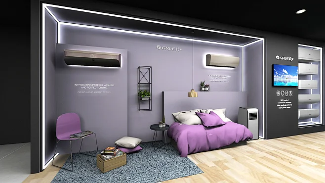 2019格力展位设计|设计-元素谷(OSOGOO)-花瓣网