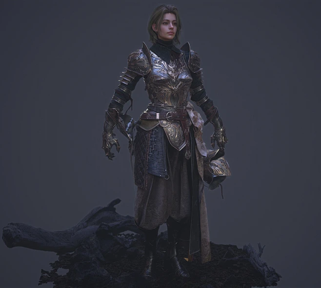 Female knight_Eve -花瓣网