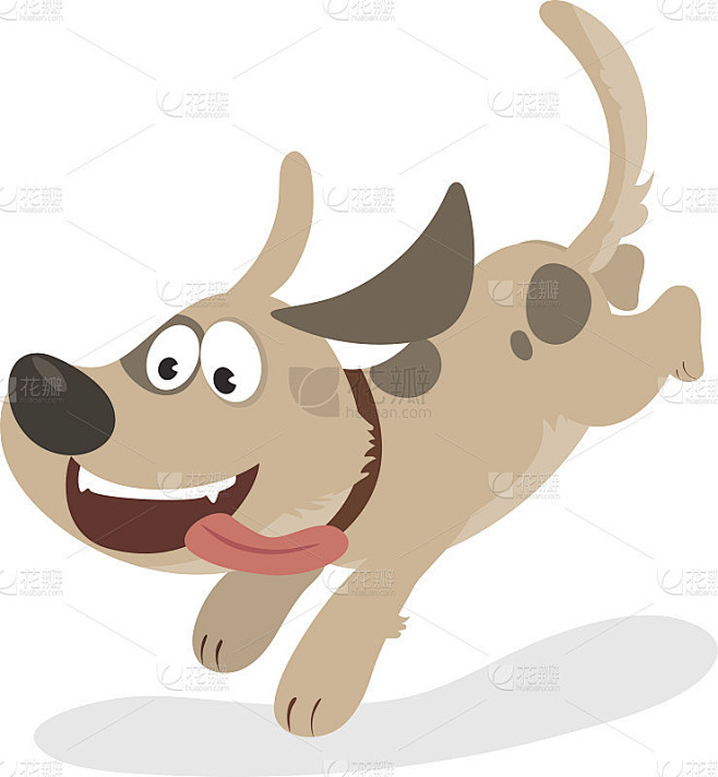 卡通跳狗