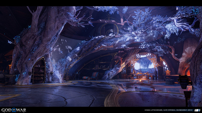 God of War Ragnarok - Sindri's House Interior