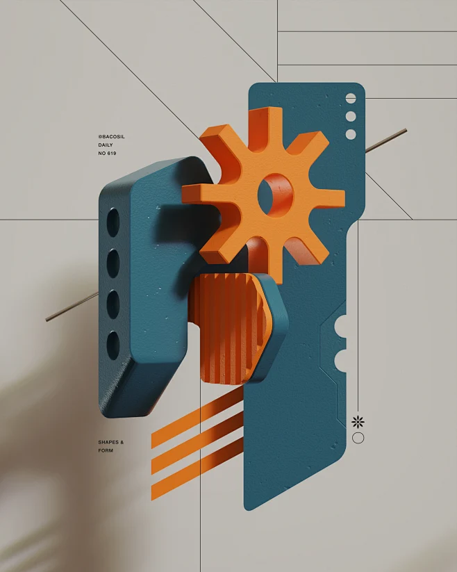 Shapes & Forms Explorations on Behance-花瓣网