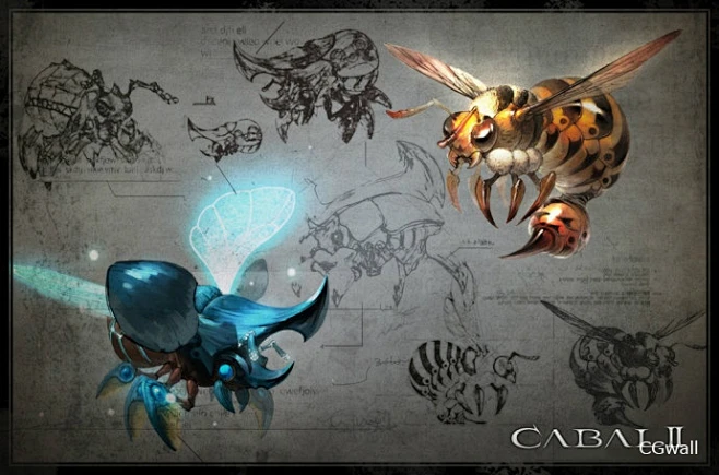 CGwall游戏原画网站_CABAL2_新惊天动地_游戏原画美术资源-花瓣网