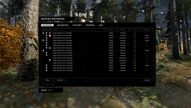 DayZ StandAlone UI VISUAL ART CONCEPT : Interface created for the game ...