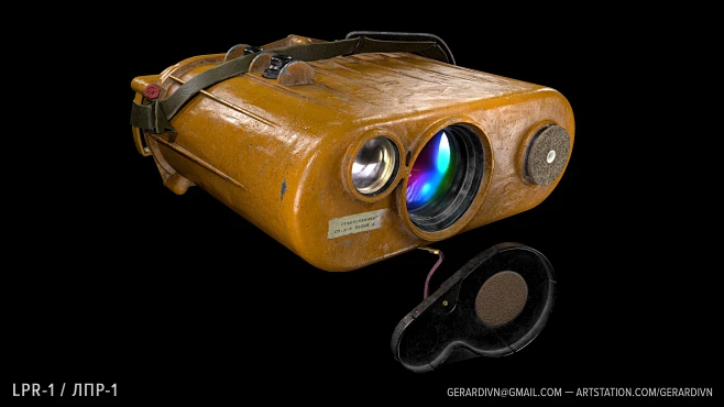 LPR-1 Rangefinder, Gerard Ivanov : Soviet LPR-1 (ЛПР-1) rangefinder. Real-time game ready model ...
