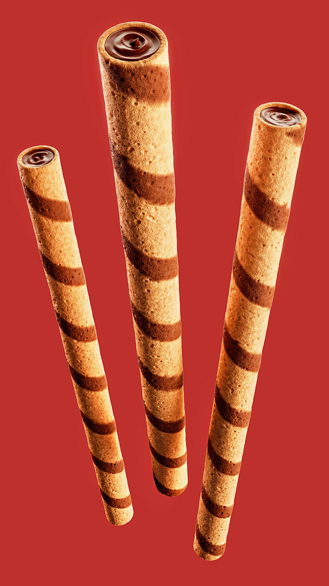 Waffer Rolls - CGI on Behance