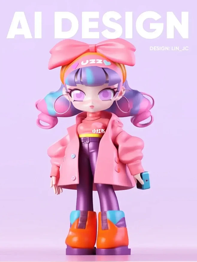 AI设计【小女孩IP】图片_品牌-潮玩【IP】图片素材-花瓣网